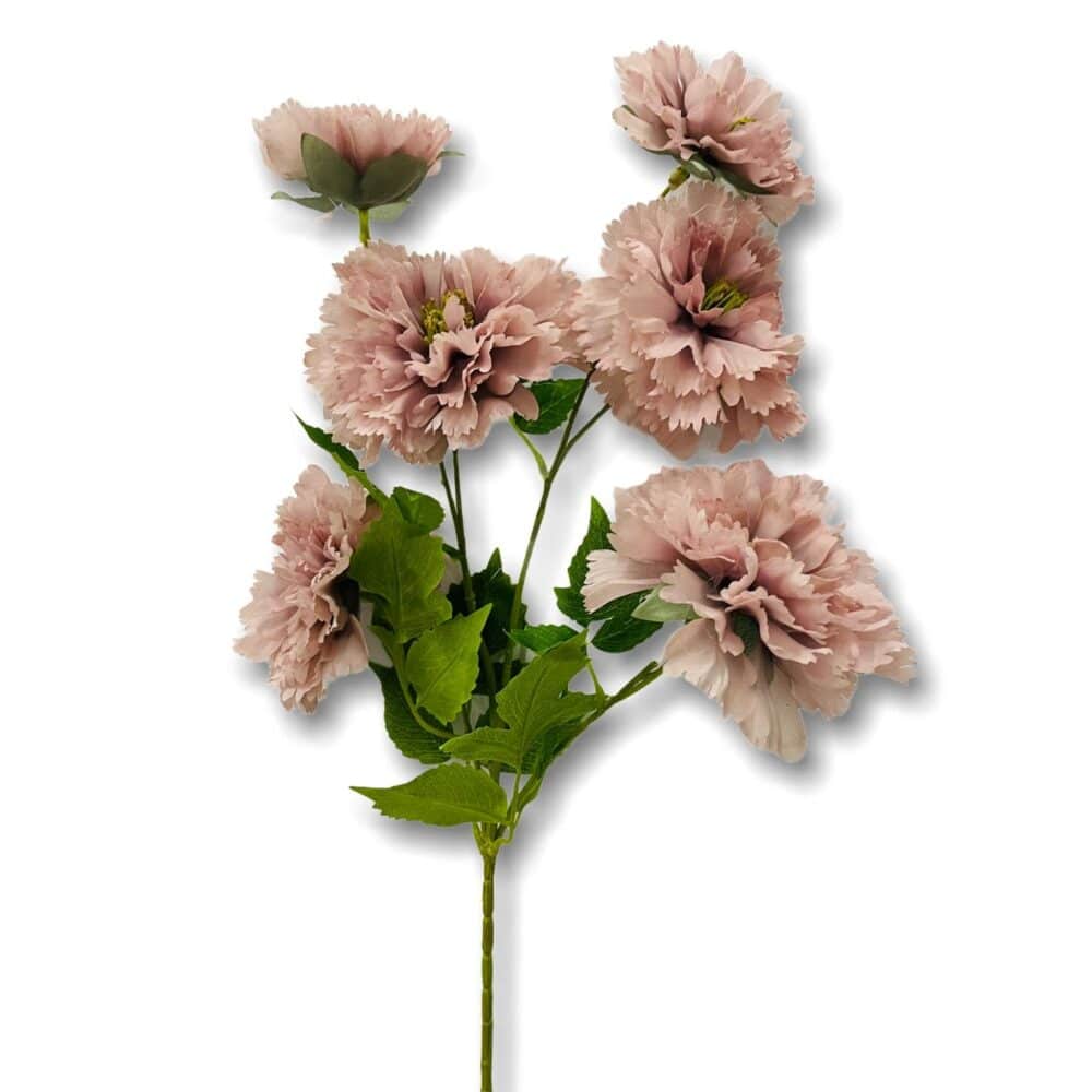 Flor clavel largo 70cm I.007 – Casa Dorita