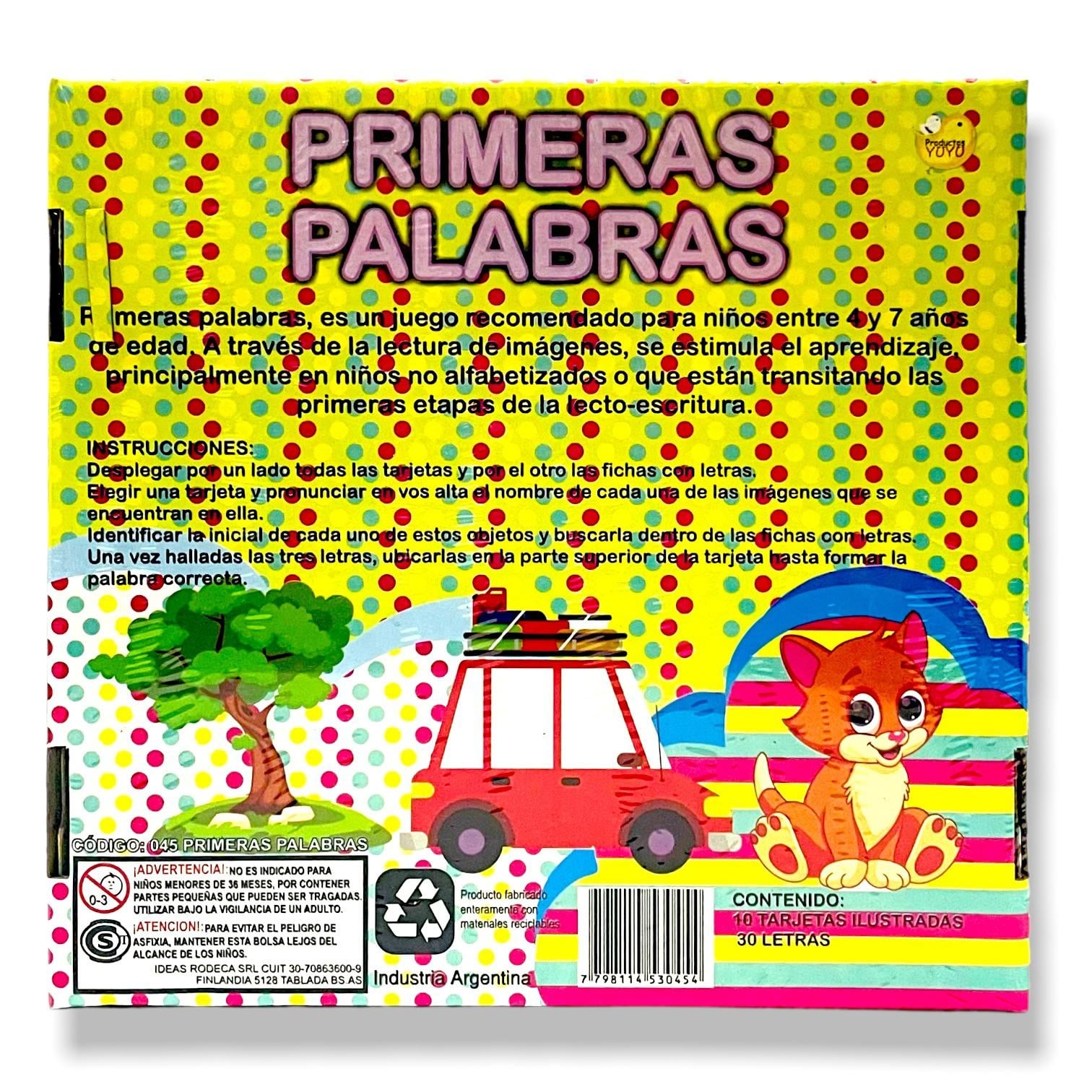 Juego de caja Aprendiendo Palabras – Casa Dorita