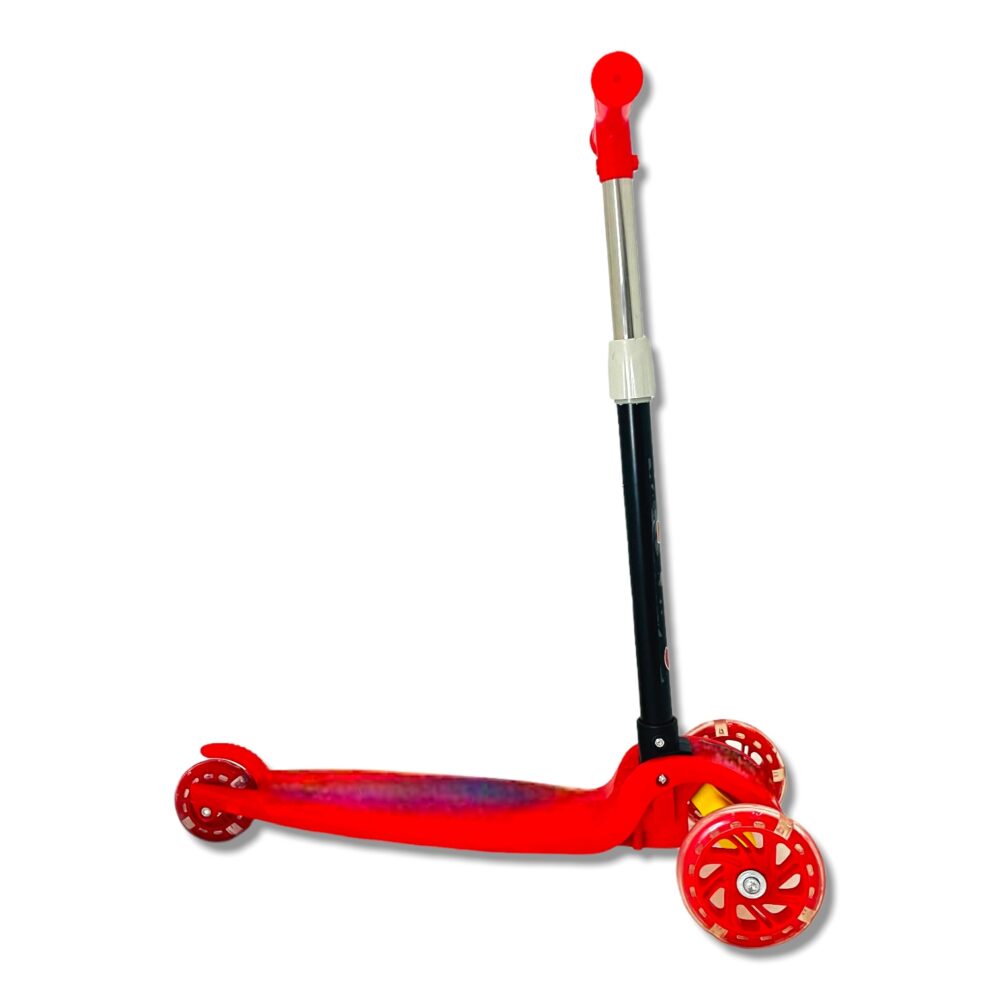 Monopatín rojo plegable con freno I 015 – Casa Dorita