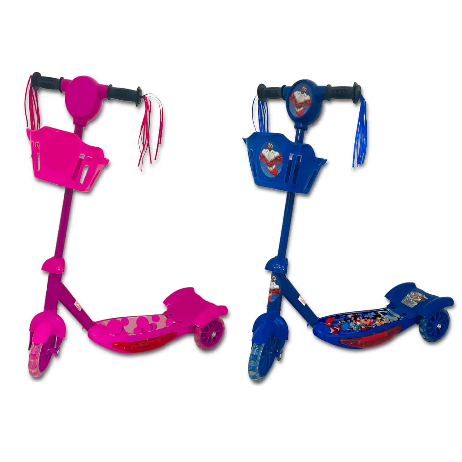 Monopatín infantil azul con luz y Música – Casa Dorita