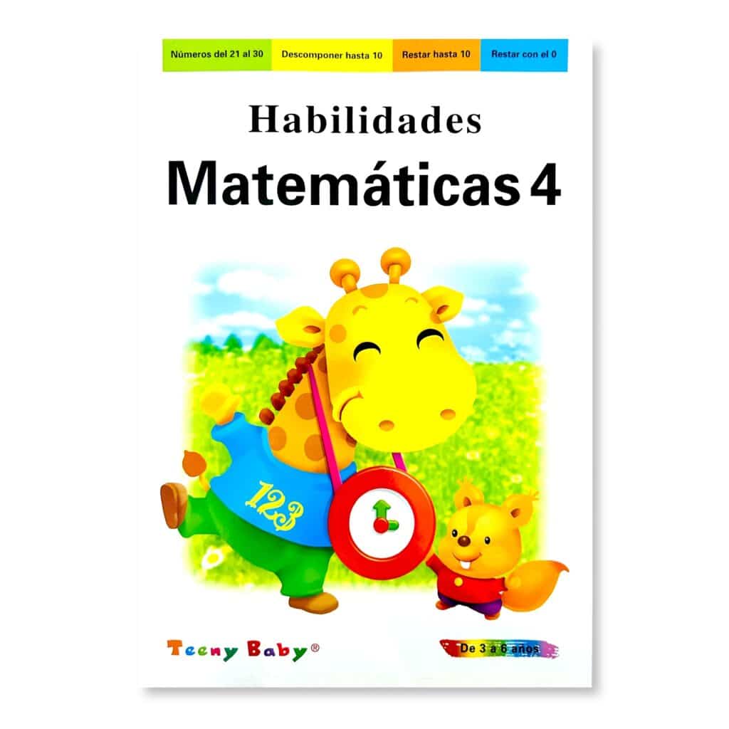 Libro de actividades Matemáticas 4 I. JC40-4 – Casa Dorita