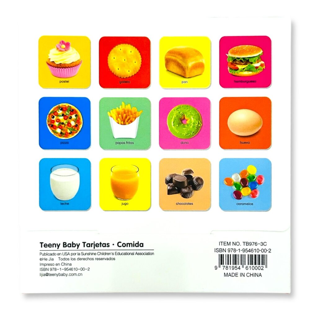 Tarjetas ilustradas Comida I. 976-3C – Casa Dorita