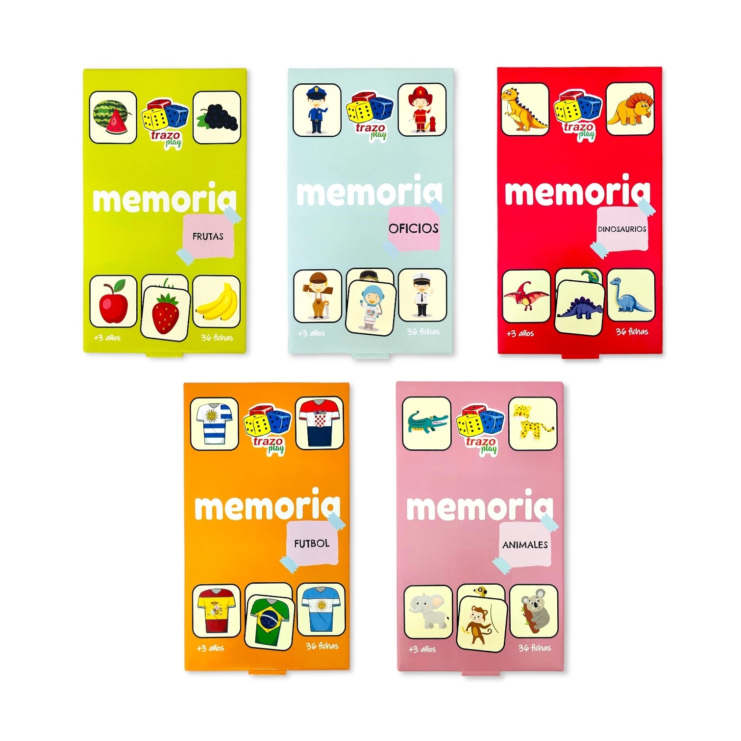 Juego de Memoria Fútbol Trazo Play – Casa Dorita
